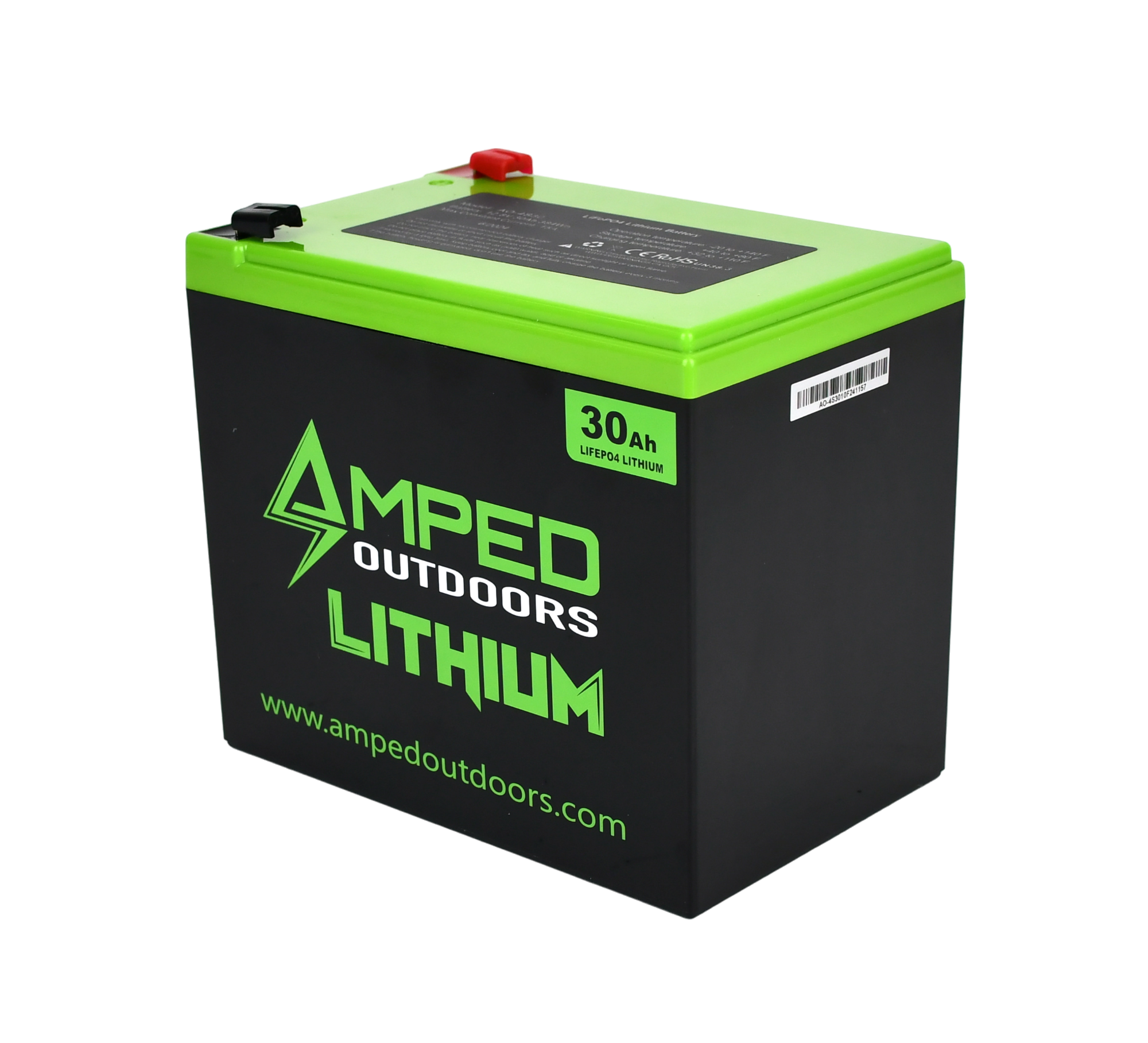12v 30AH Lithium Battery* (LiFePO4) (Replaces 20AH, Same Size and Less ...