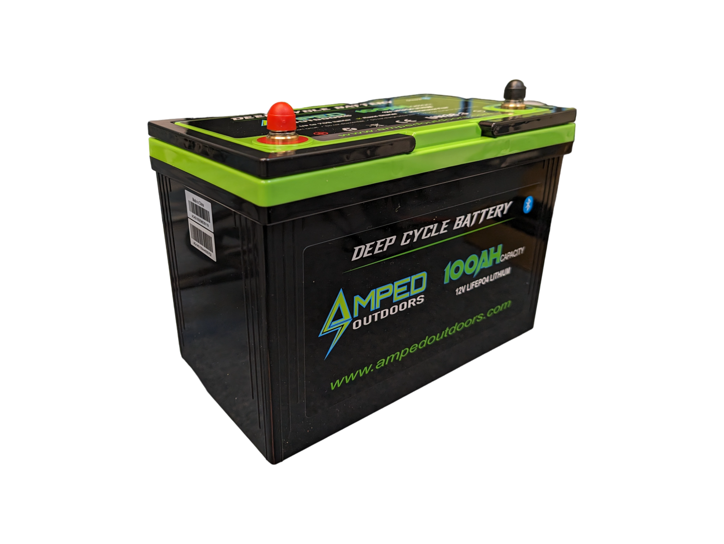 100Ah Lithium Battery (LiFePO4) 12.8V - Bluetooth - IP67 Waterproof ...