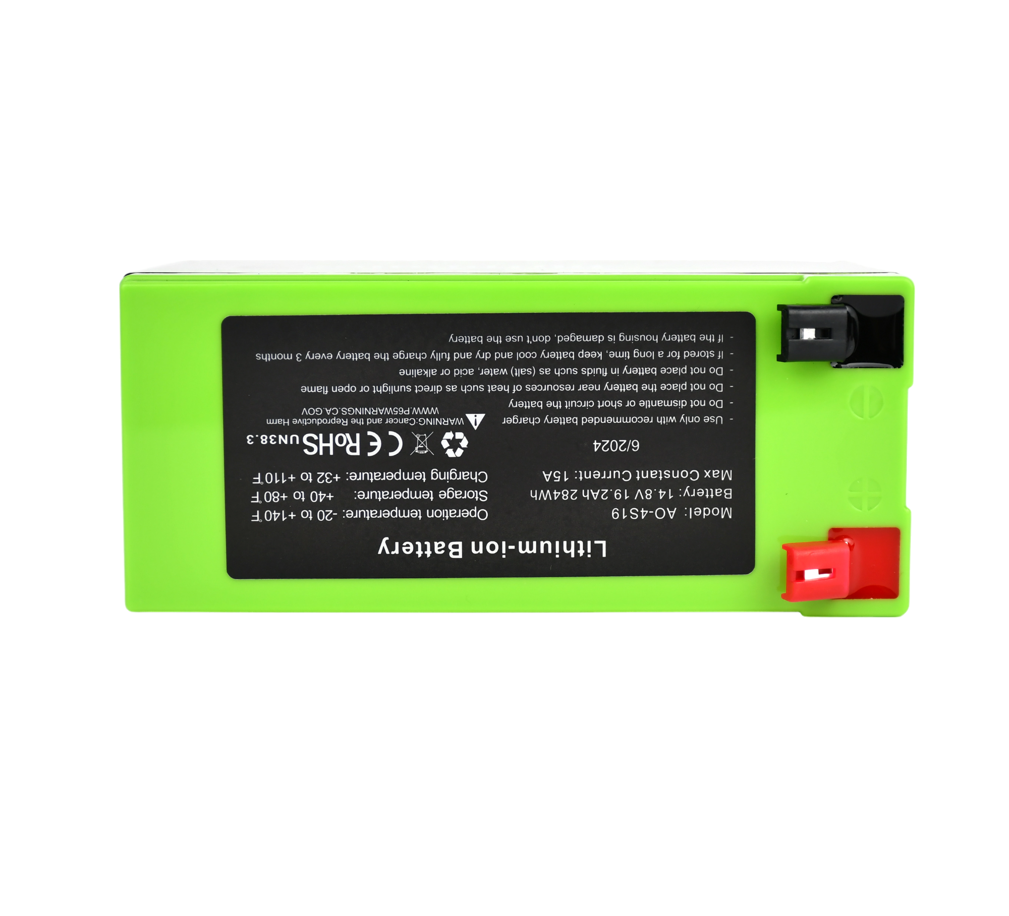 19Ah Lithium Battery (14.8V NMC) with Charger – Amped Outdoors