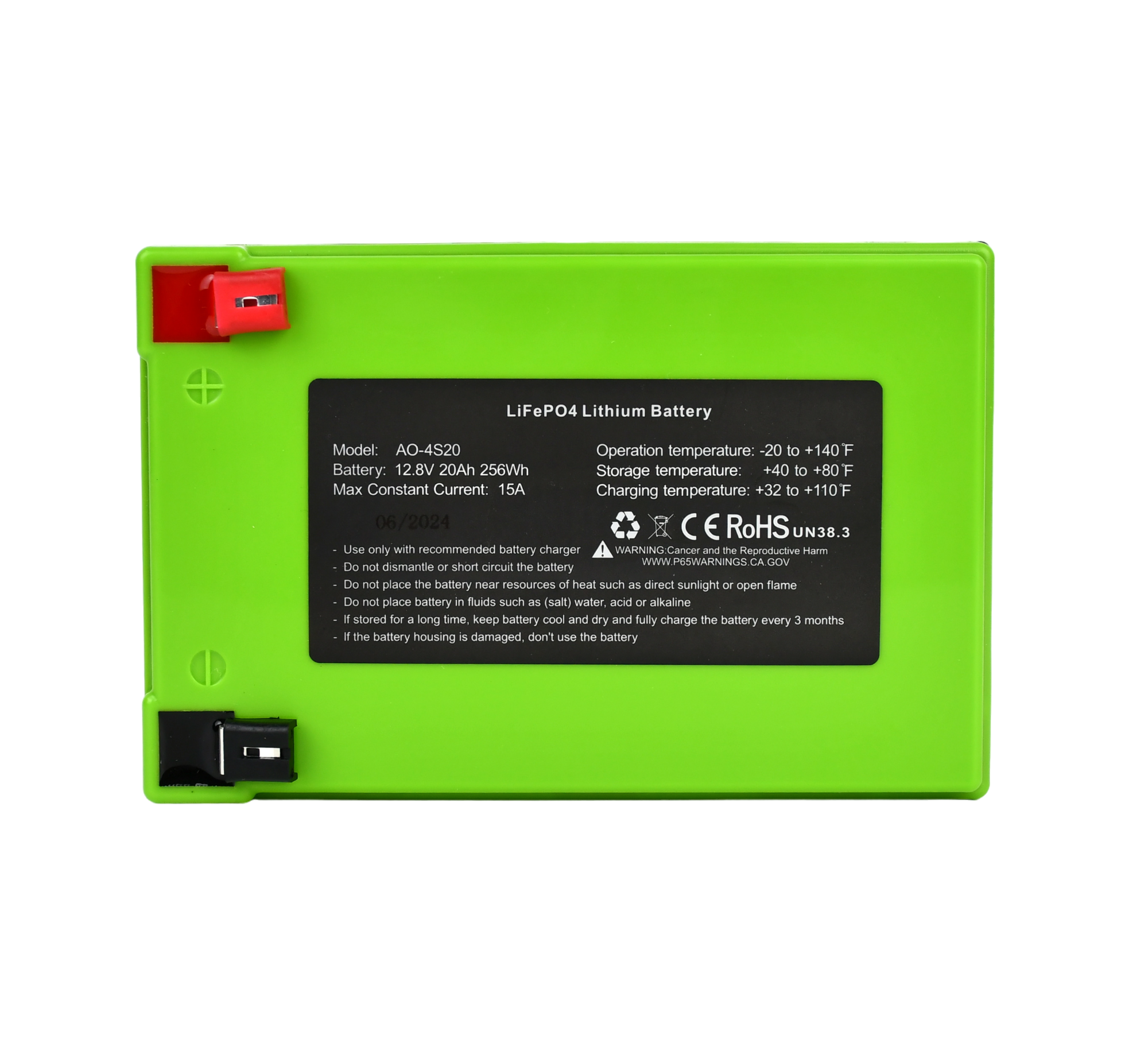 12v 20Ah Lithium Battery (LiFePO4) – Amped Outdoors