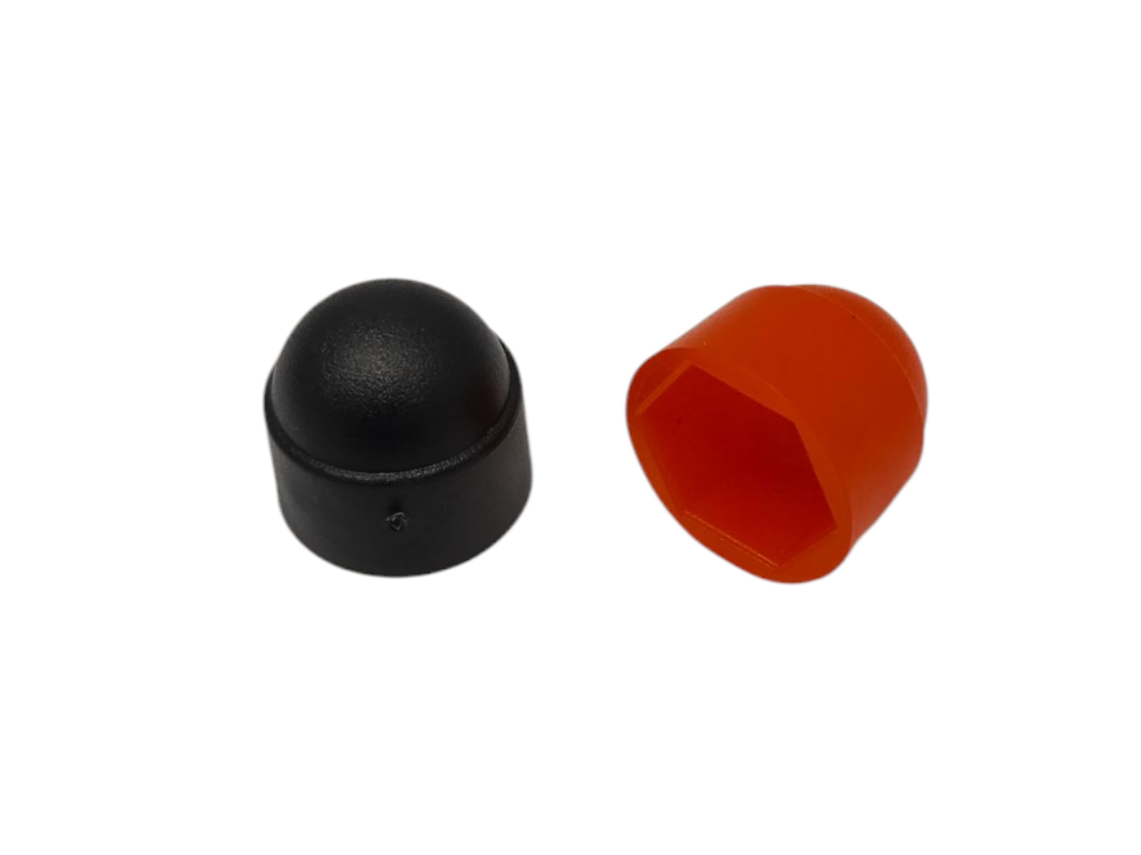 8MM Red and Black Battery Cap (pair) – Amped Outdoors