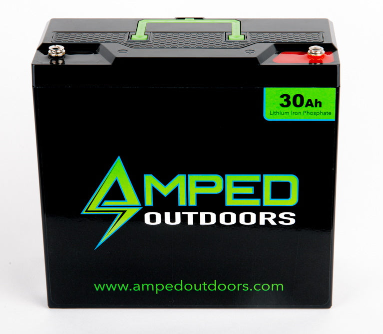 12v 30AH Lithium Battery Tall – Amped Outdoors